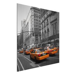 Alu-Dibond Schwarz-Wei&szlig; NEW YORK, NEW YORK