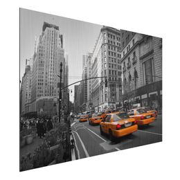 Alu-Dibond Schwarz-Wei&szlig; NEW YORK, NEW YORK