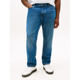 Tommy Hilfiger Big & Tall Gerade Jeans "BT-RGL MADISON STR VISTA IND-B", Herren, Gr. 40, L&auml;nge 34, vista indigo, Denim/Jeans, Obermaterial: 99% Baumwolle, 1% Elasthan, TOMMY HILFIGER BIG & TALL, unifarben, regular fit lang, Jeans, Gro&szlig;e Gr&ouml;&szlig;en