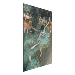 Alu-Dibond Kunstdruck Edgar Degas - T&auml;nzerinnen in Gr&uuml;n