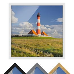 Natur & Landschaft Bild mit Rahmen Leuchtturm in Schleswig-Holstein