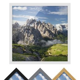 Natur & Landschaft Bild mit Rahmen Italienische Alpen