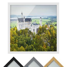 Natur & Landschaft Bild mit Rahmen Schloss Neuschwanstein Panorama
