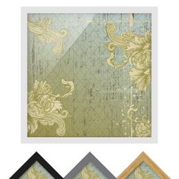 Muster & Textur Bild mit Rahmen Floraler Barock