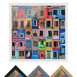 Architektur & Skyline Bild mit Rahmen Fenster der Welt