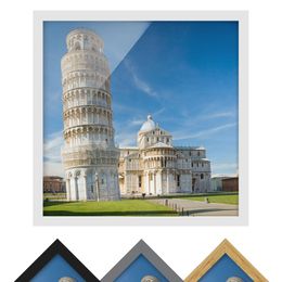 Architektur & Skyline Bild mit Rahmen Der schiefe Turm von Pisa