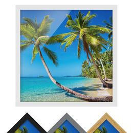 Strand Bild mit Rahmen Beach of Thailand