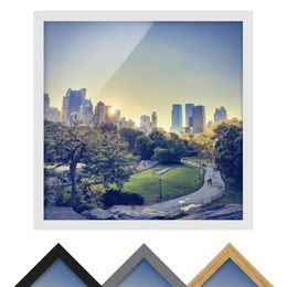Architektur & Skyline Bild mit Rahmen Peaceful Central Park