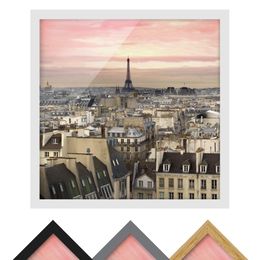 Architektur & Skyline Bild mit Rahmen Paris hautnah