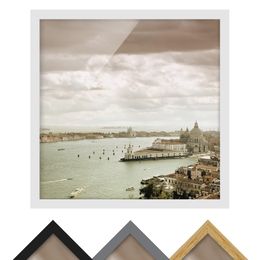 Architektur & Skyline Bild mit Rahmen Lagune von Venedig