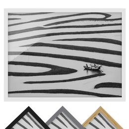 Schwarz-Wei&szlig; Bild mit Rahmen Beauty of Simple Life