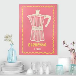 Leinwandbild Espresso Club