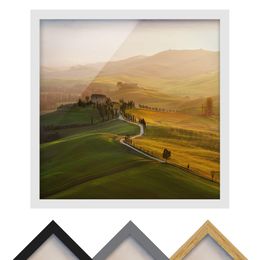 Natur & Landschaft Bild mit Rahmen Val d'Orcia