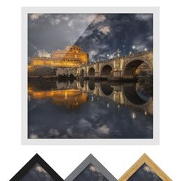 Architektur & Skyline Bild mit Rahmen Ponte Sant'Angelo in Rom
