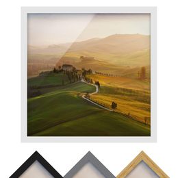 Natur & Landschaft Bild mit Rahmen Val d'Orcia