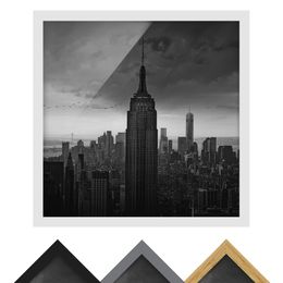Architektur & Skyline Bild mit Rahmen New York Rockefeller View