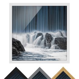 Natur & Landschaft Bild mit Rahmen Wasserfall in Finnland