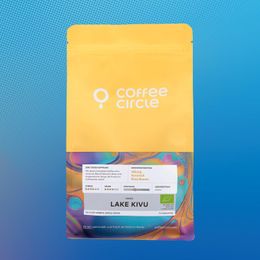 Coffee Circle Lake Kivu Kaffee, 250 g ganze Bohne, gewaschen, Arabica Kaffee aus dem Kongo, Noten von Karamell & roten Beeren, würziger Geschmack