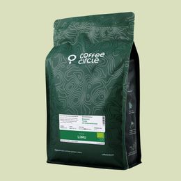 Coffee Circle Limu Kaffee, 1kg ganze Bohne, Arabica Kaffee aus Äthiopien, Noten von Traube und Zartbitterschokolade