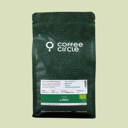 Coffee Circle Kaffee Limu, 250g ganze Bohne, Arabica Kaffee aus Äthiopien, Noten von Traube und Zartbitterschokolade