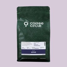 Coffee Circle Espresso Apas, 250g gemahlen, Arabica Kaffee aus Brasilien, Noten von Schokolade & gerösteten Nüssen, schokoladig, nussiger Geschmack
