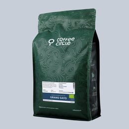 Coffee Circle Espresso Grano Gayo, 1kg gemahlen, italienische Röstung, dunkel & kräftiger Kaffee, bio zertifiziert, Noten von braunem Zucker