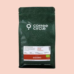 Coffee Circle Espresso Sidamo, 250g ganze Bohne, Arabica Kaffee aus Äthiopien, Noten von dunklen Beeren & Karamell, kräftiger und komplexer Geschmack