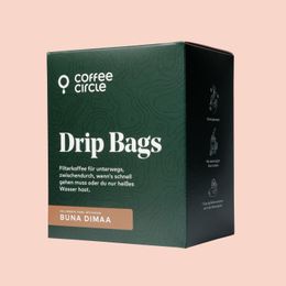 Coffee Circle Drip Bags, 8 St&uuml;ck pro Packung, Buna Dimaa Kaffee Drip Kit, Arabica Kaffee Blend