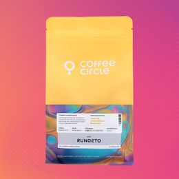 Coffee Circle Kaffee Rungeto, 250g ganze Bohne, Arabica aus Kenia, Noten von Johannisbeere & Rhabarber, fruchtiger Kaffee