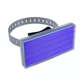Rohrbeschriftung in Blau 105 x 55 mm f&uuml;r Rohre und Pf&auml;hle