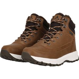 Winterboots WHISTLER "Parrite", Damen, Gr. 41, braun, Synthetik, Textil, Schuhe, Snowboots, Winterstiefel, Winterschuhe, wasserdicht und gefüttert