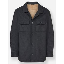 Marco Donati Herren Longjacke in Woll-Optik, graphit-meliert, Gr&ouml;&szlig;e 60