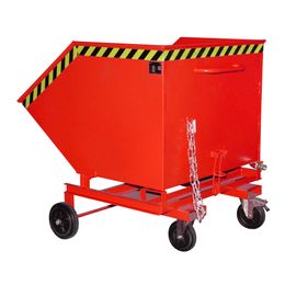 Bauer S&uuml;dlohn Sp&auml;ne-Kastenwagen SKW-ET 1000; lackiert; Feuerrot