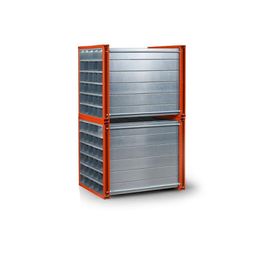 RR Industrietechnik Wabenregal Typ RWR-128/6 RAL 2004