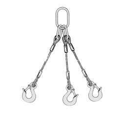 Dolezych Seilgeh&auml;nge SH 3str. 24mm 13200 kg 2m