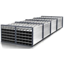 RR Industrietechnik Wabenregal Typ RWR-81/1 RAL 7016