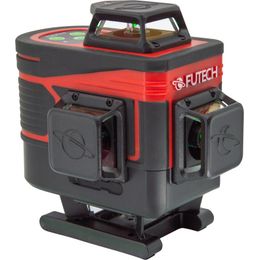 Futech 3D-Kreuzlinienlaser MC4D Compact (Gr&uuml;n) PROMO + Stativ