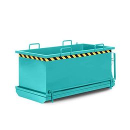 RR Industrietechnik Klappbodenbeh&auml;lter Typ RKB-75 RAL 5018 (t&uuml;rkisblau)
