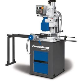 METALLKRAFT Halbautomatische Vertikal-Metallkreiss&auml;ge MKS 350 VH Aktions-Set