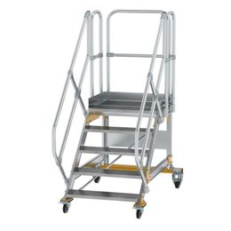 Munk Plattformtreppe 45&deg; fahrbar / Stufenbreite 600 mm - 5 Stufen