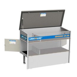 LogicLine CombiBox CB-160 / mit Stauraum XL und Schwenkhebelverschluss & Antirutschmatte