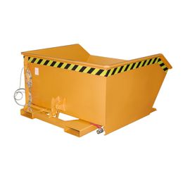 Bauer S&uuml;dlohn Sp&auml;nebeh&auml;lter GU-E 750; lackiert; Gelborange