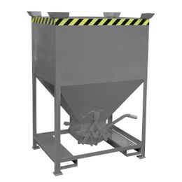 Bauer S&uuml;dlohn Silobeh&auml;lter SG 600; lackiert; Mausgrau