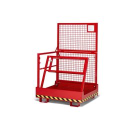 RR Industrietechnik Arbeitskorb Typ RAK-Compact RAL 3000 (feuerrot)