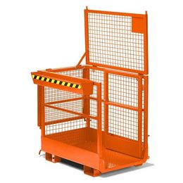 RR Industrietechnik Arbeitskorb Typ RAK-Slim RAL 2004 (reinorange)