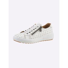 airsoft modern+ Damen Sneaker, Wei&szlig;, Gr. 38, airsoft modern+, Sneakers & Schn&uuml;rer, Material: Glattleder