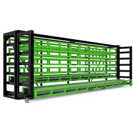 RR Industrietechnik Kassetten Schubfachregal Typ RKS-M 700/6 - RAL 9005 / RAL 6018