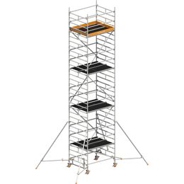 Layher Uni-Kompakt P2 Gerüst 1405007; Arbeitshöhe 9.20 m; Gerüststützen 2.6 m
