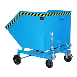 Bauer S&uuml;dlohn Sp&auml;ne-Kastenwagen SKW-ET 1000; lackiert; Lichtblau