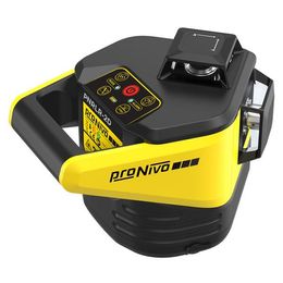 ProNivo Rotationslaser PNRLR-2D horizontal/vertikal; manuell neigbar mit Handempf&auml;nger PNRLD-MM